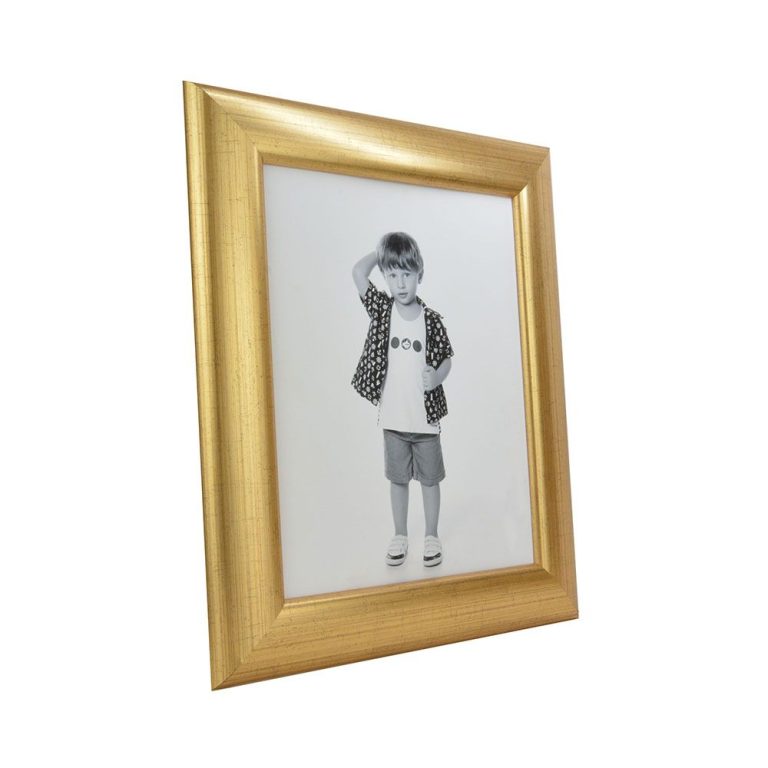 A3 Soft Gold Photo Frame From Our Lisbon Range - Boldon Picture Framing