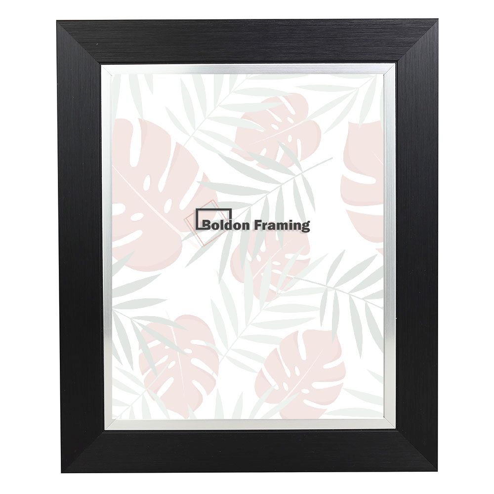 30x30cm Black and Silver picture frame From Our Edge Range - Boldon ...