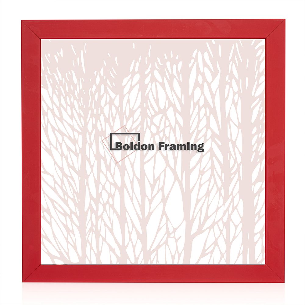 A4 Solid Wood Photo Frame Beautiful Bright Red Rainbow Range