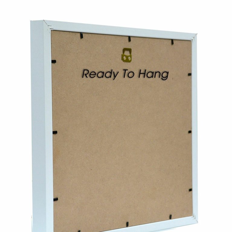 16"x16" Deep White Box Memory Display From Our Cube Range - Boldon Framing